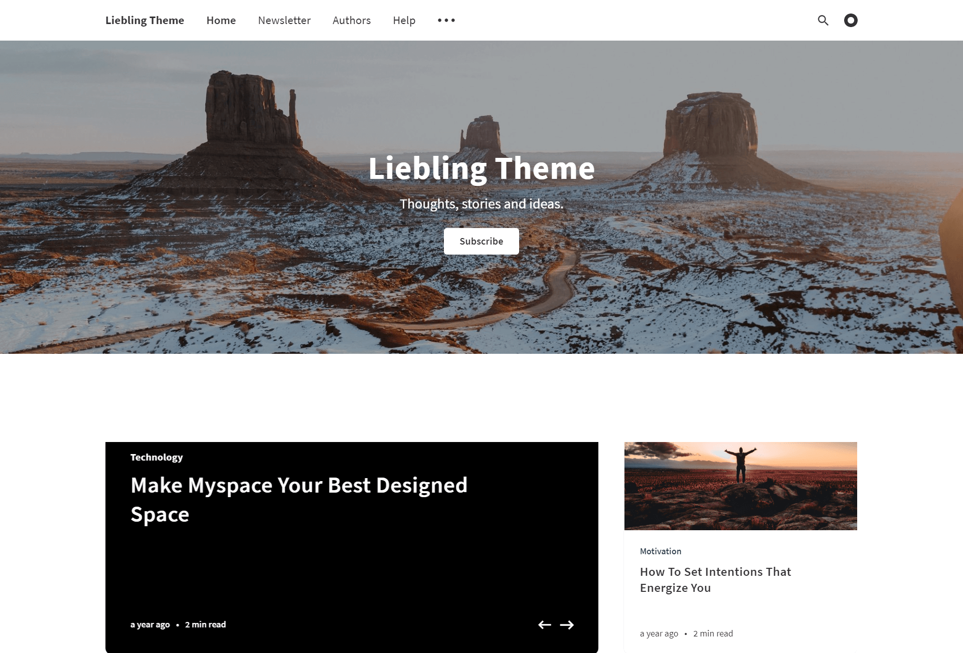 20+ Best Free Ghost Themes 2022 - Themebeez Blog