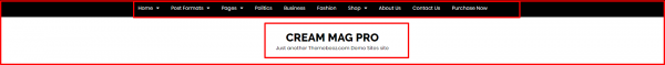 Cream Magazine Theme Documentation